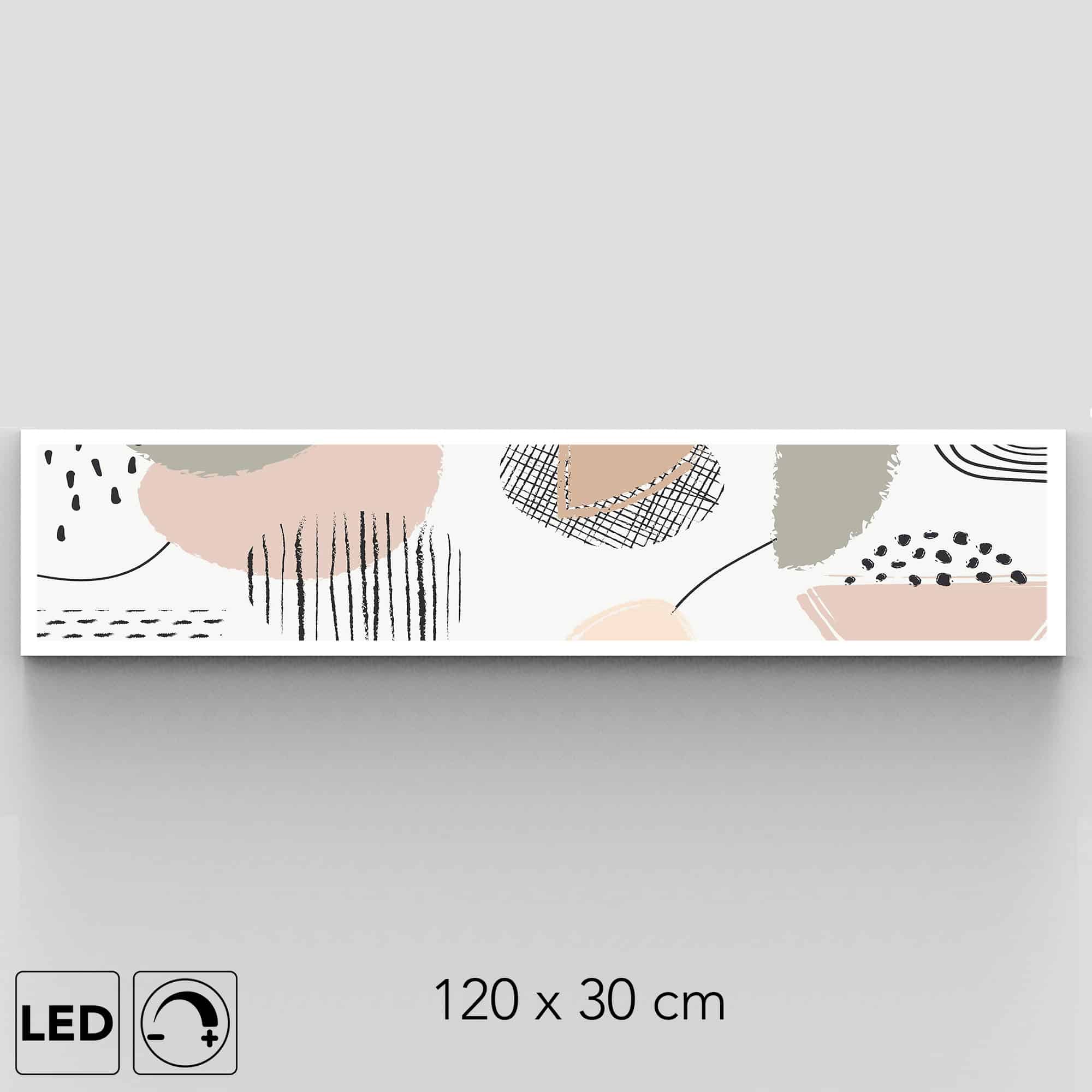 Panneau LED 120x30 Harmonisez selon votre déco | Lumeninside