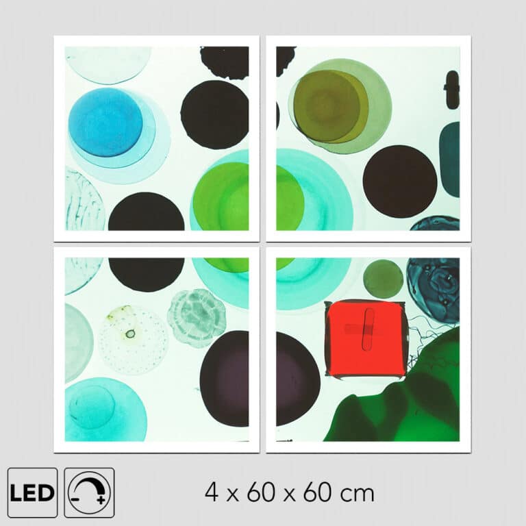 Pack 2x2 Panneaux LED formes 60x60 cm | Lumeninside